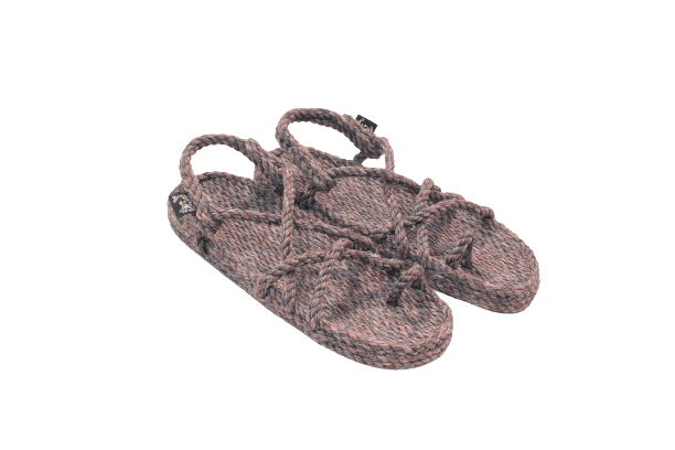 Sandales en corde Vegan Nomadic - Toe joe Cerise